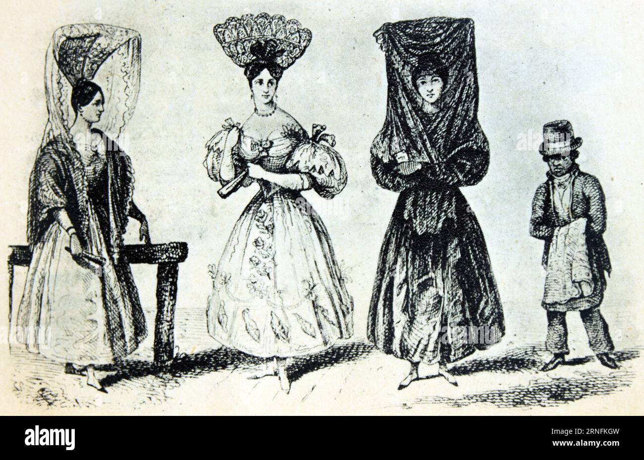 Ancient cities of America, 1842 Stock Photo - Alamy