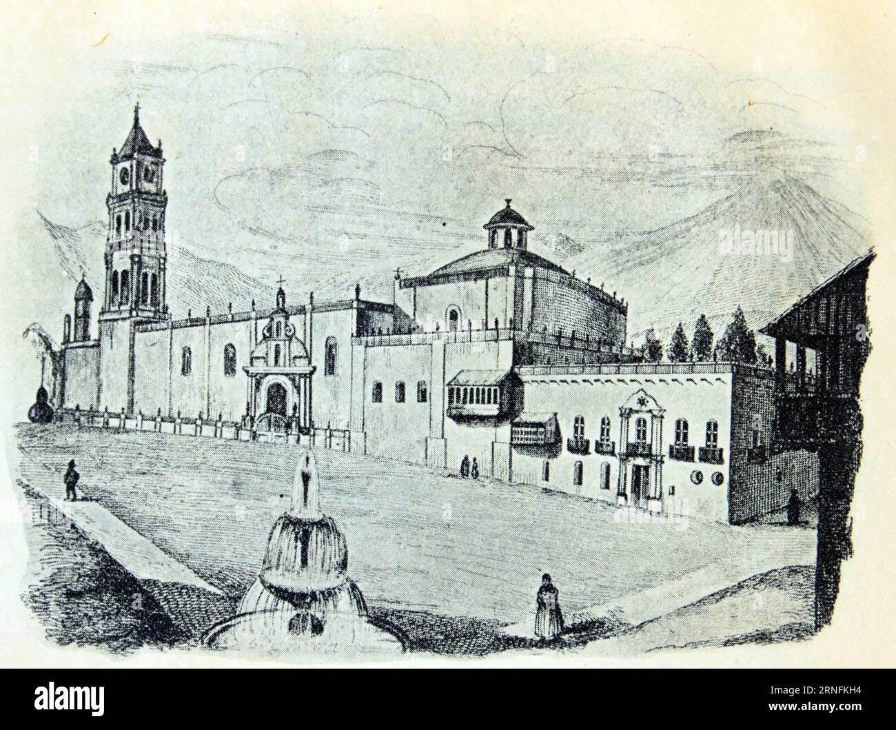 Ancient cities of America, 1842 Stock Photo - Alamy