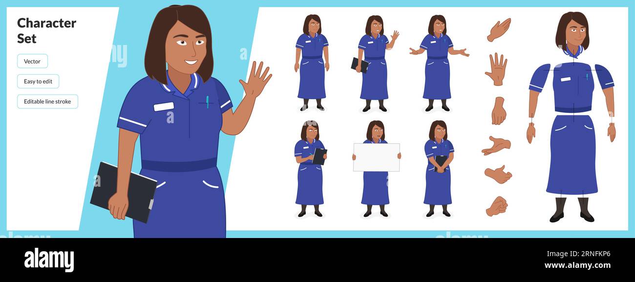 Nhs care worker Stock Vector Images - Alamy