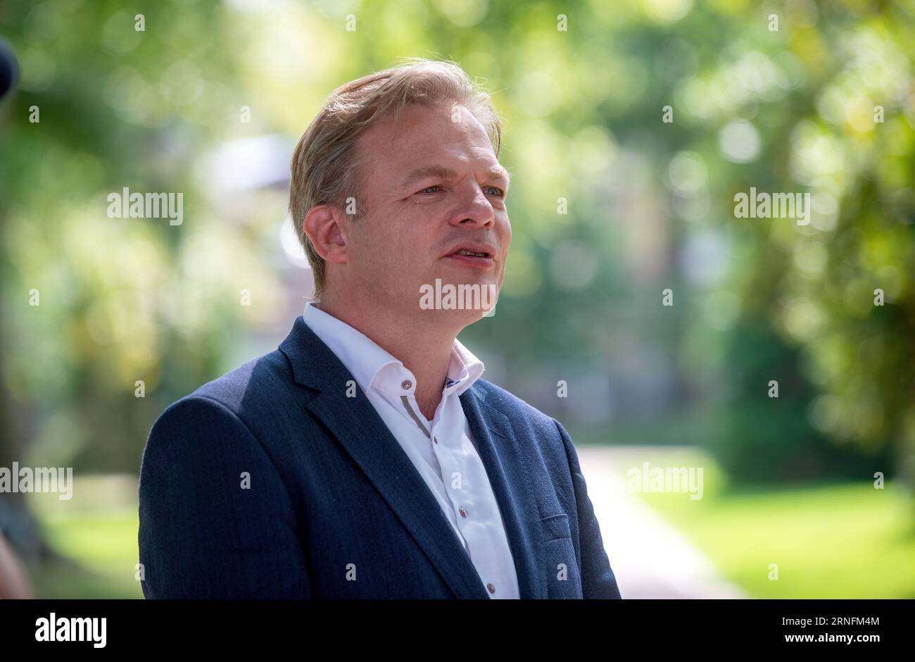 ENSCHEDE, THE NETHERLANDS - AUG 21, 2023: Dutch politician Pieter ...