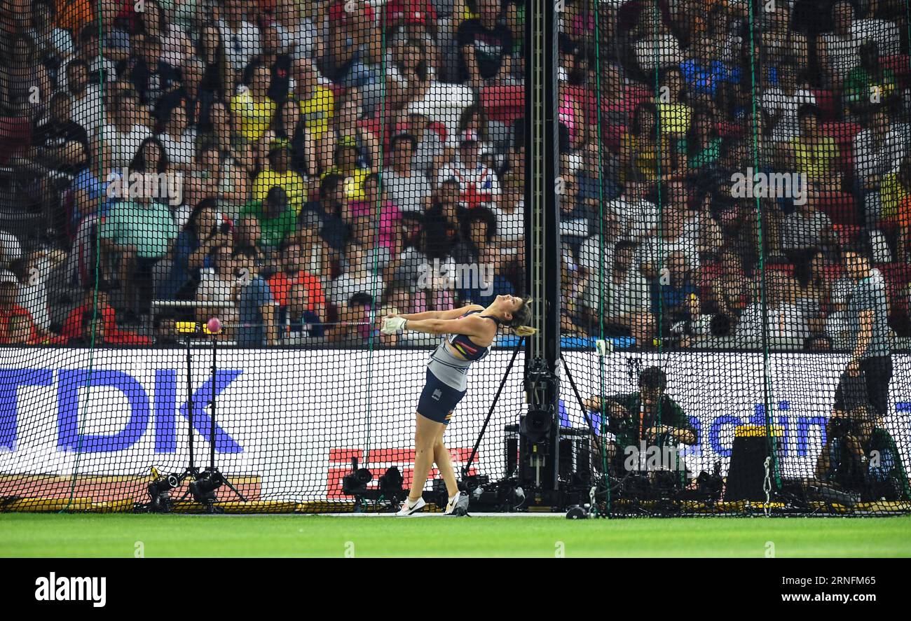 Bianca Florentina Ghelber of Romania competing in the women’s hammer ...