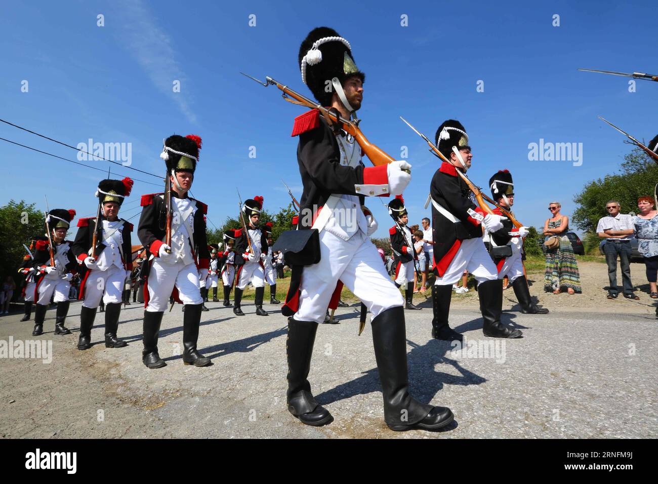 Napoleon army marching hi-res stock photography and images - Alamy