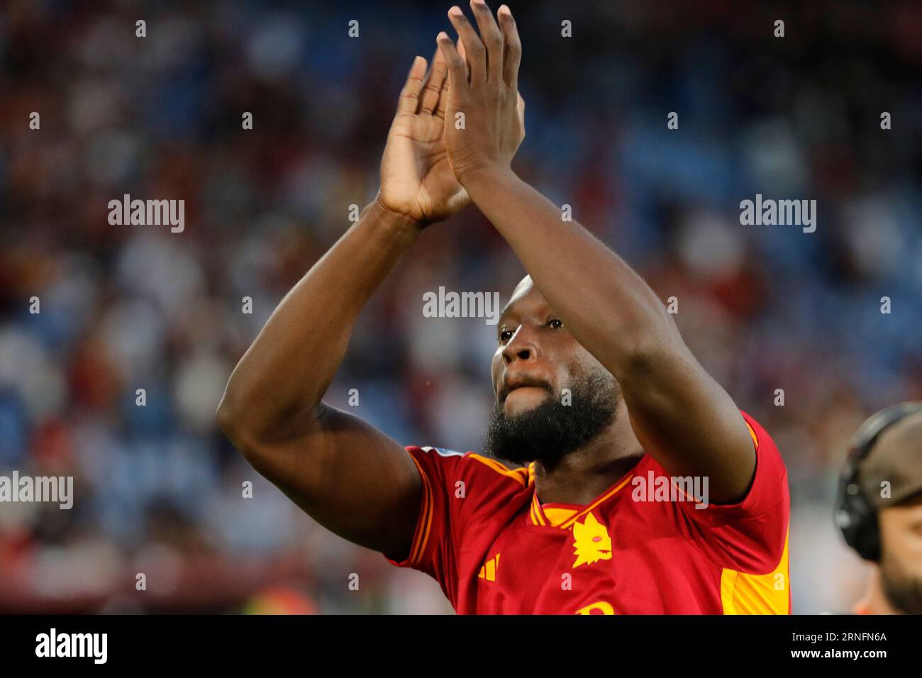 Rome, Naples, Italy. 1st Sep, 2023. Romelu Lukaku of Roma before Serie ...