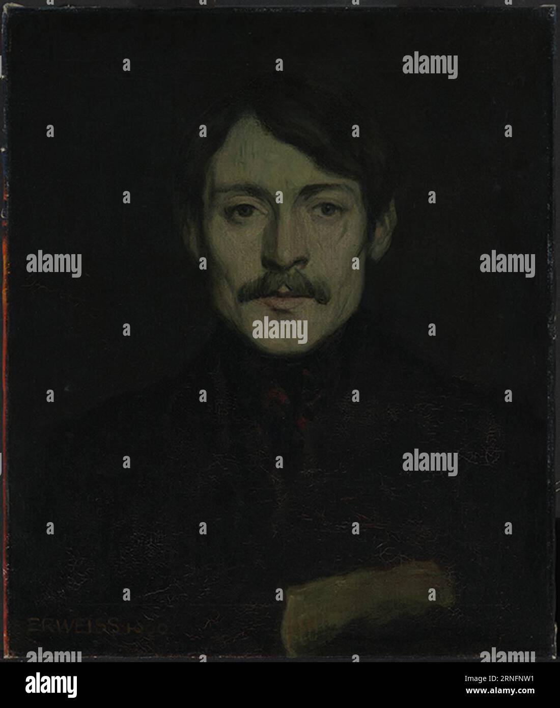 Bildnis des Malers Carl Hofer 1900 by Emil Rudolf Weiss Stock Photo - Alamy