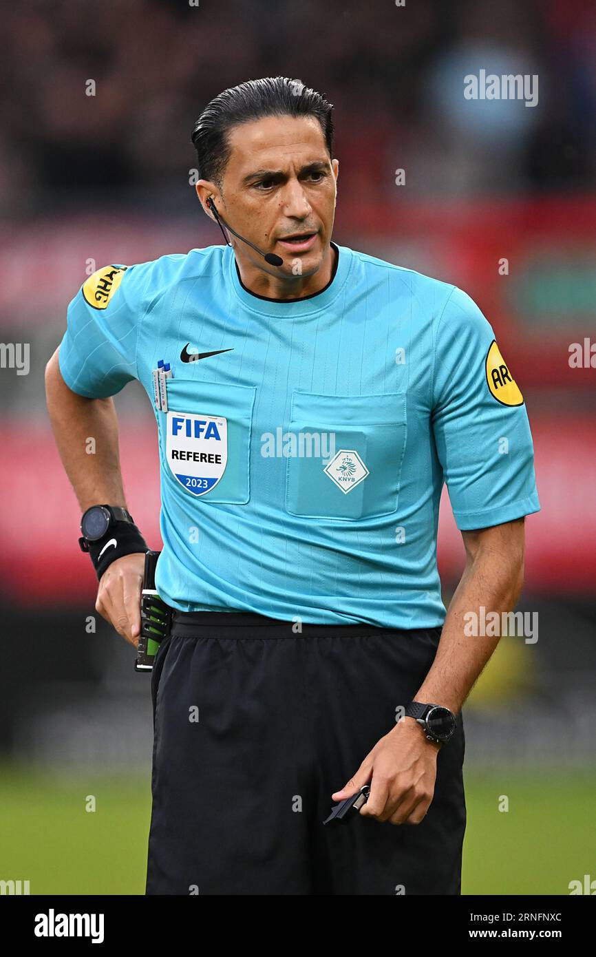 ROTTERDAM - Referee Serdar Gozubuyuk during the Dutch Eredivisie game ...