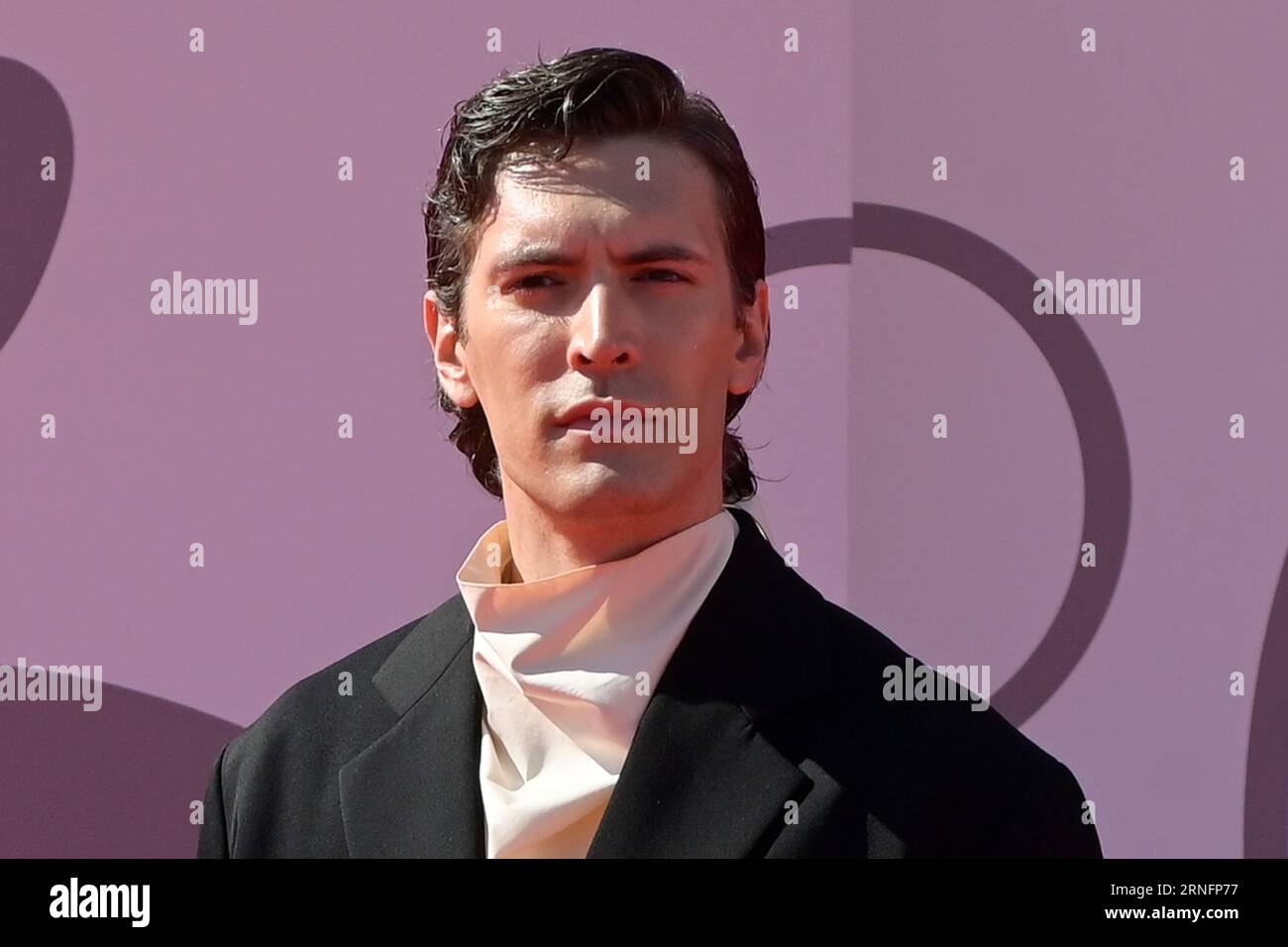 Venice Lido, Italy. 01st Sep, 2023. Giovanni Caccamo attends the red ...