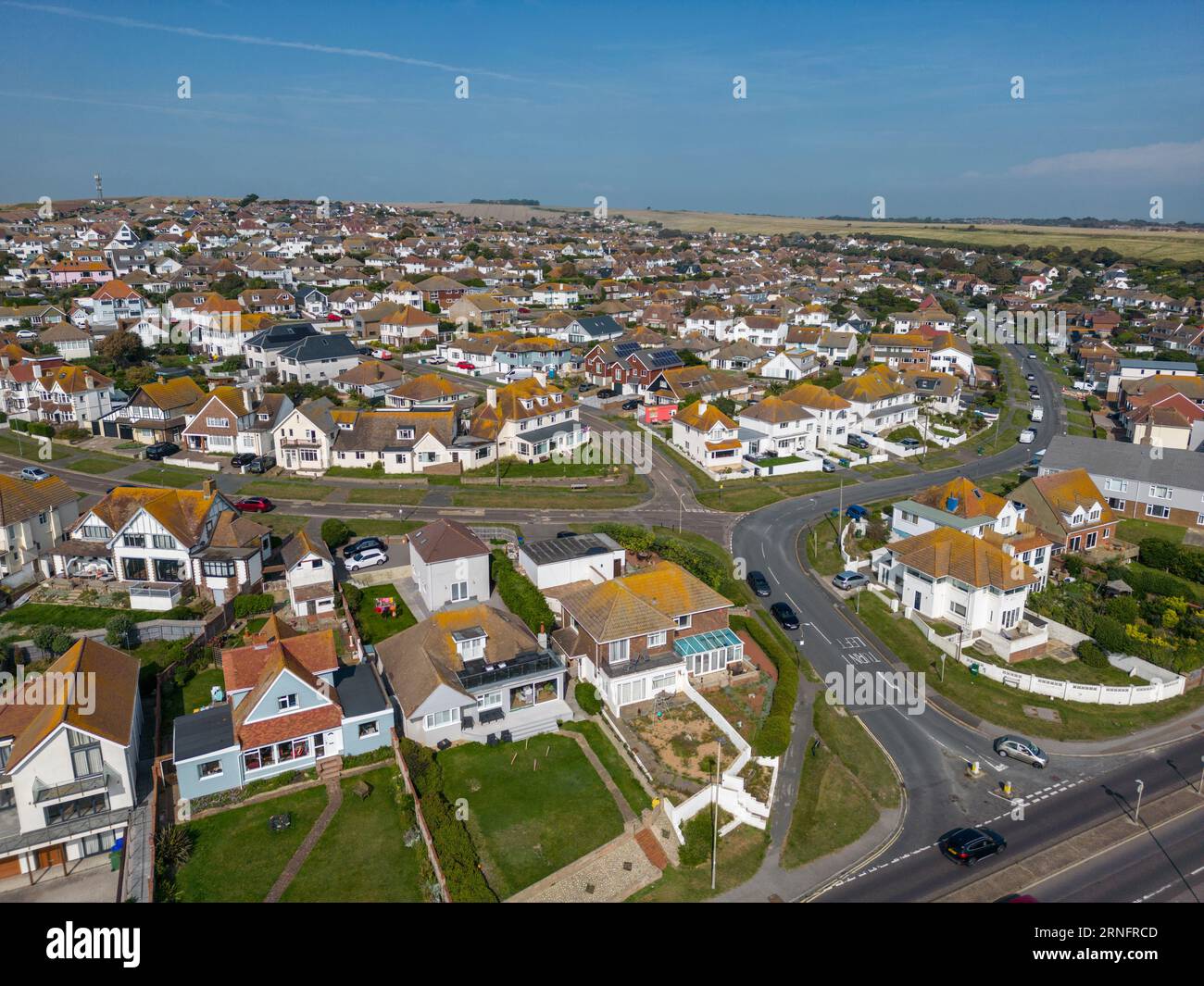 Aerial shot people in residential hi-res stock photography and images ...