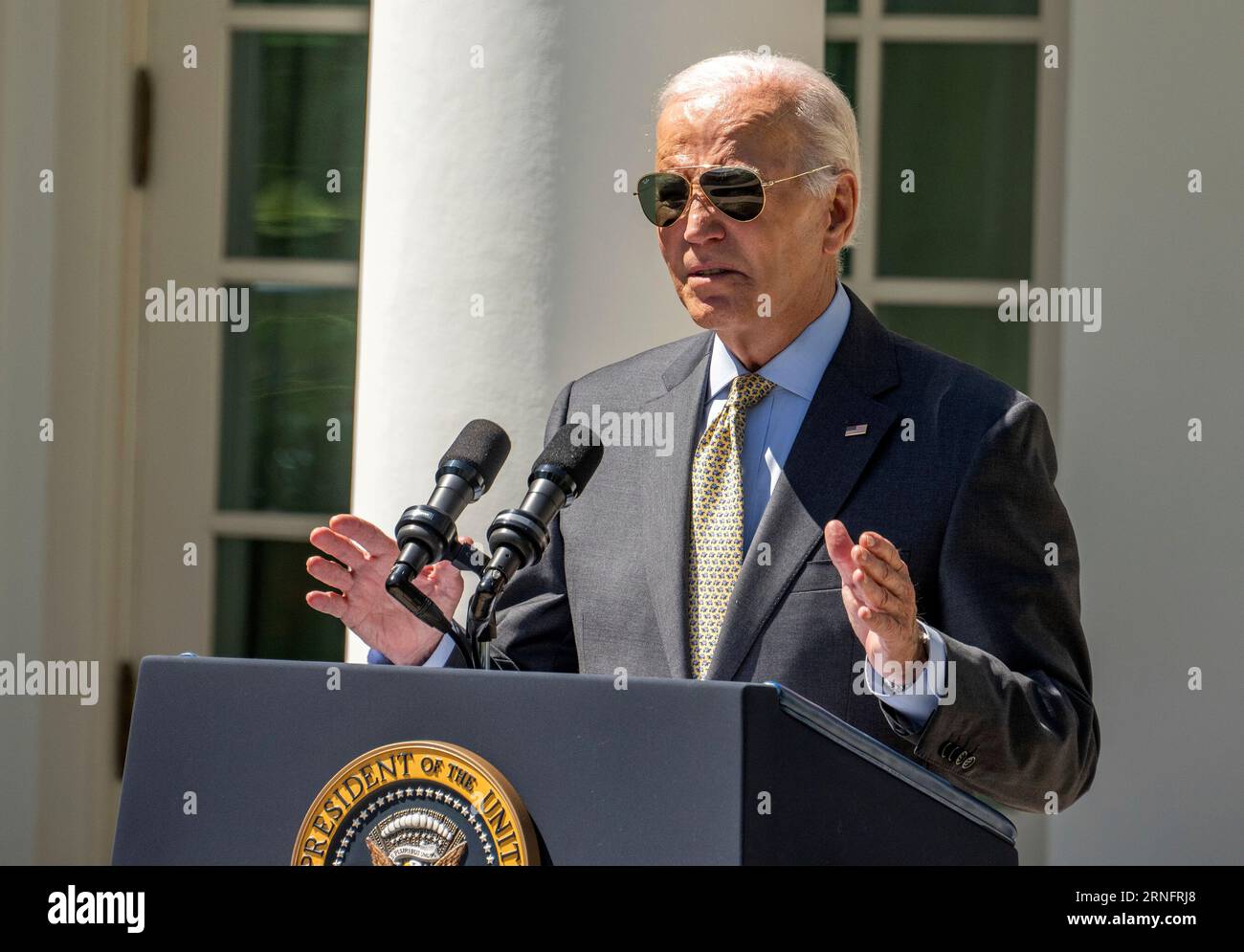 United States President Joe Biden makes remarks on the August Jobs ...