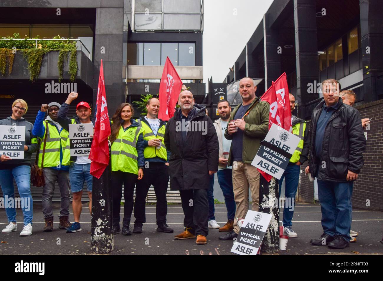 London, UK. 1st September 2023. ASLEF union General Secretary MICK ...