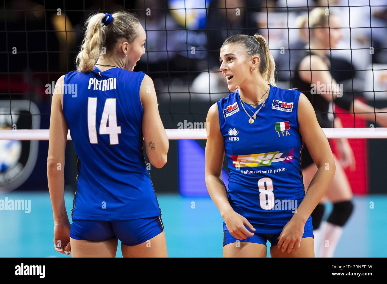 Brussels, Belgium. 01st Sep, 2023. Italy's Elena Pietrini and Italy's ...