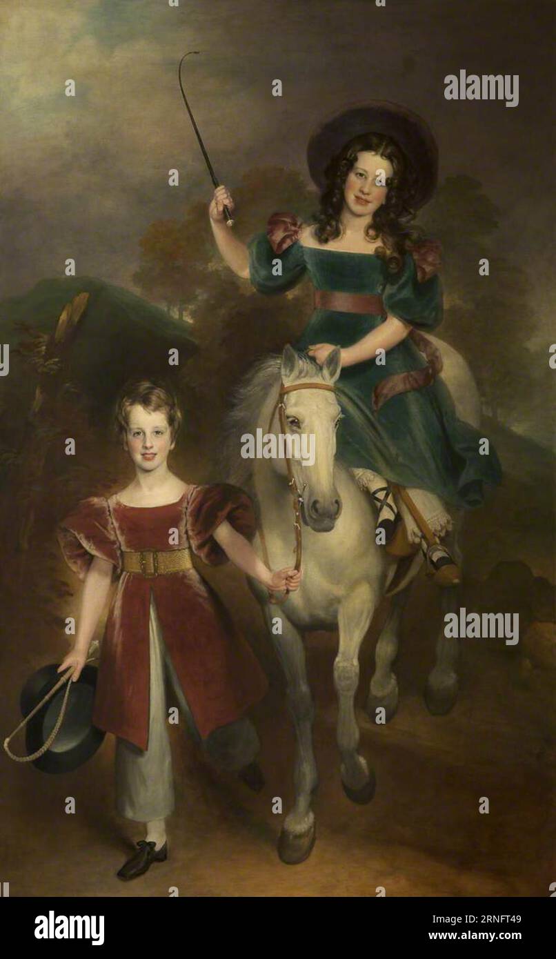 George Harry Grey, later 7th Earl of Stamford (1826-1883) and his ...