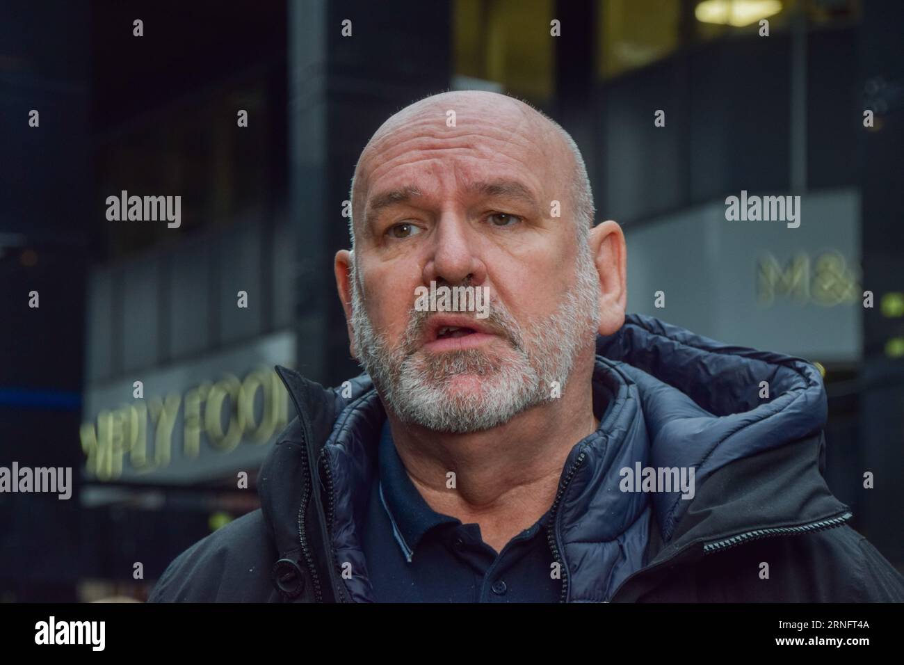 London, UK. 1st September 2023. ASLEF union General Secretary MICK ...