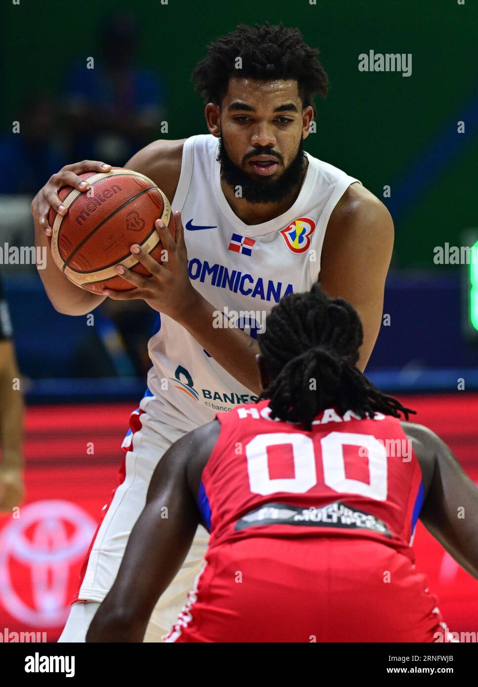 Quezon, Philippines. 01st Sep, 2023. Karl-Anthony Towns of Dominican Republic basketball team ...