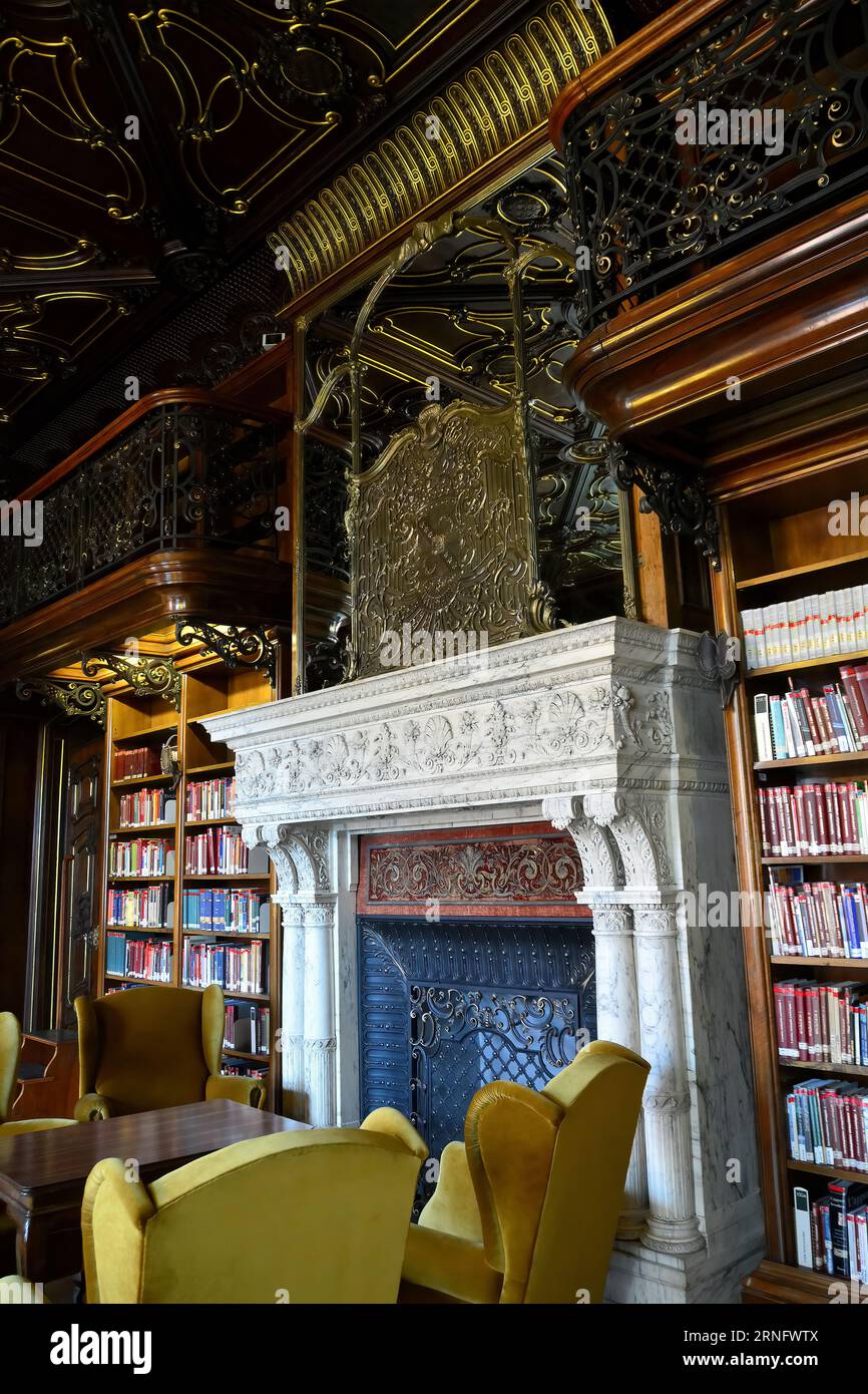 interior, Metropolitan Ervin Szabó Library, Wenckheim Palace, Fővárosi ...