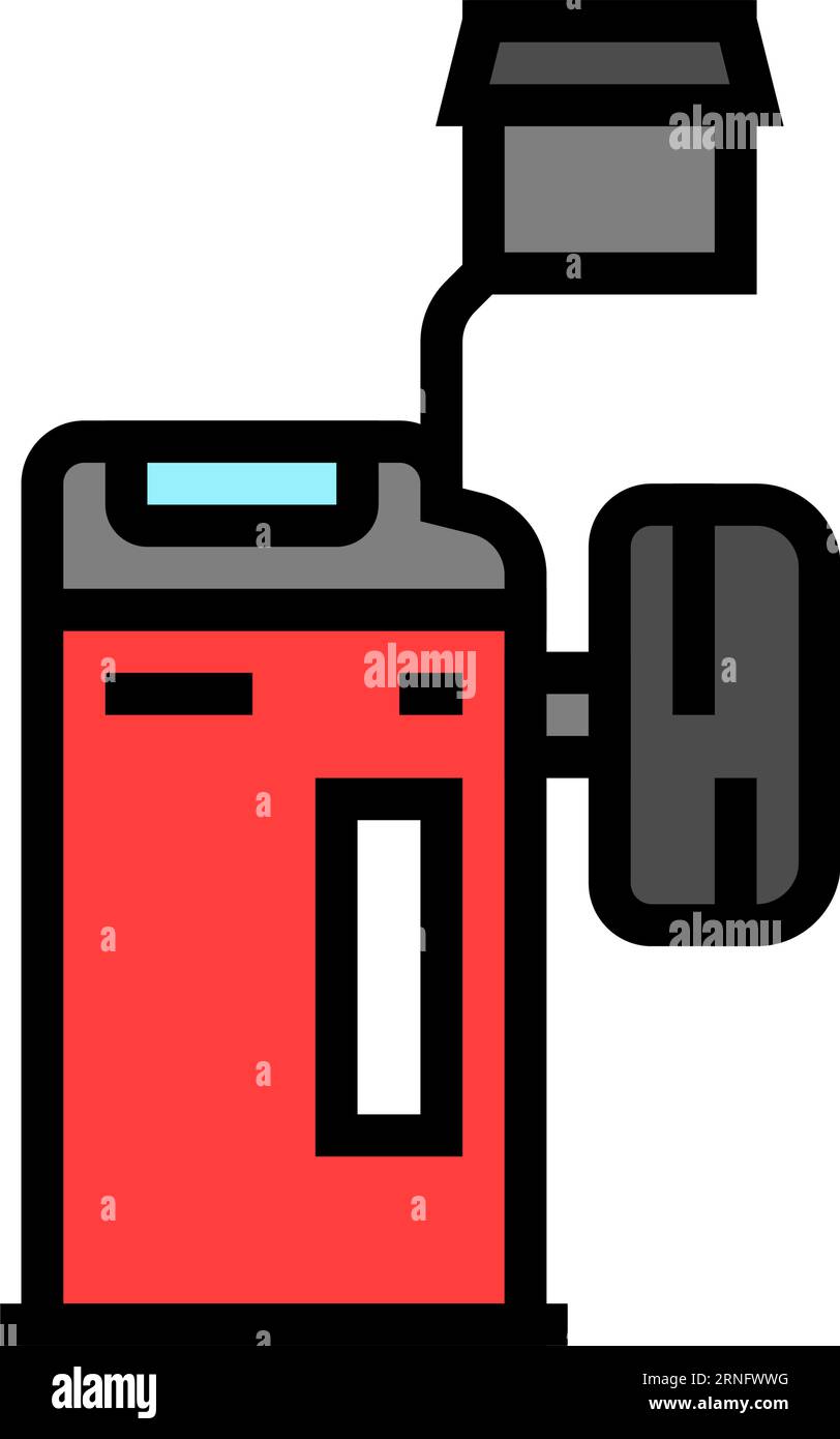 wheel balancing car mechanic color icon vector illustration Stock ...