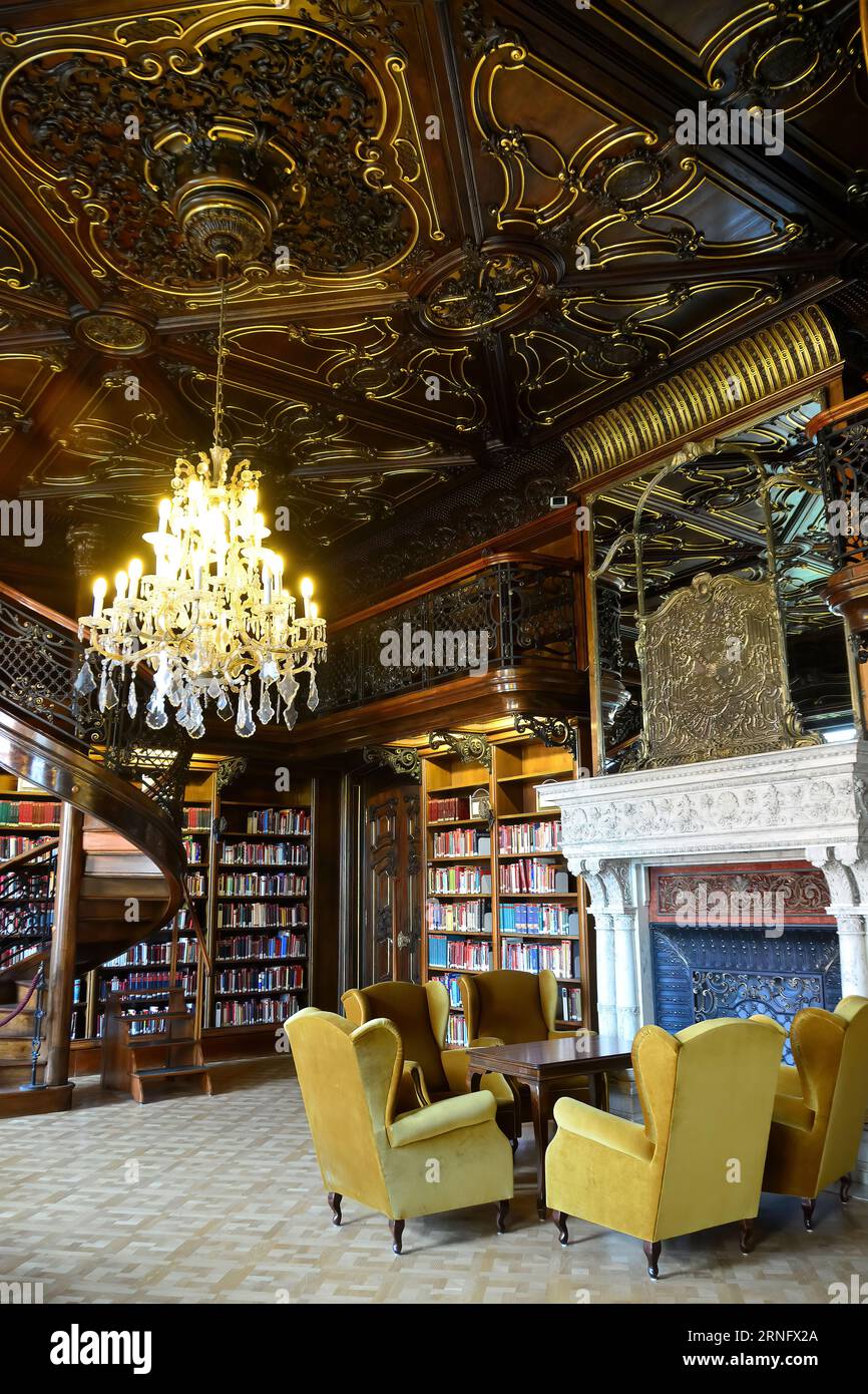 interior, Metropolitan Ervin Szabó Library, Wenckheim Palace, Fővárosi ...