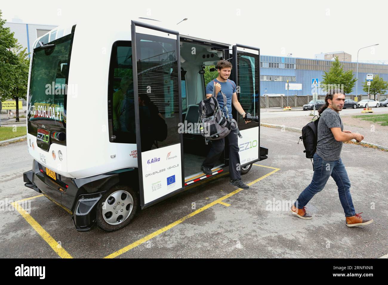 Mini bus stop hi-res stock photography and images - Alamy