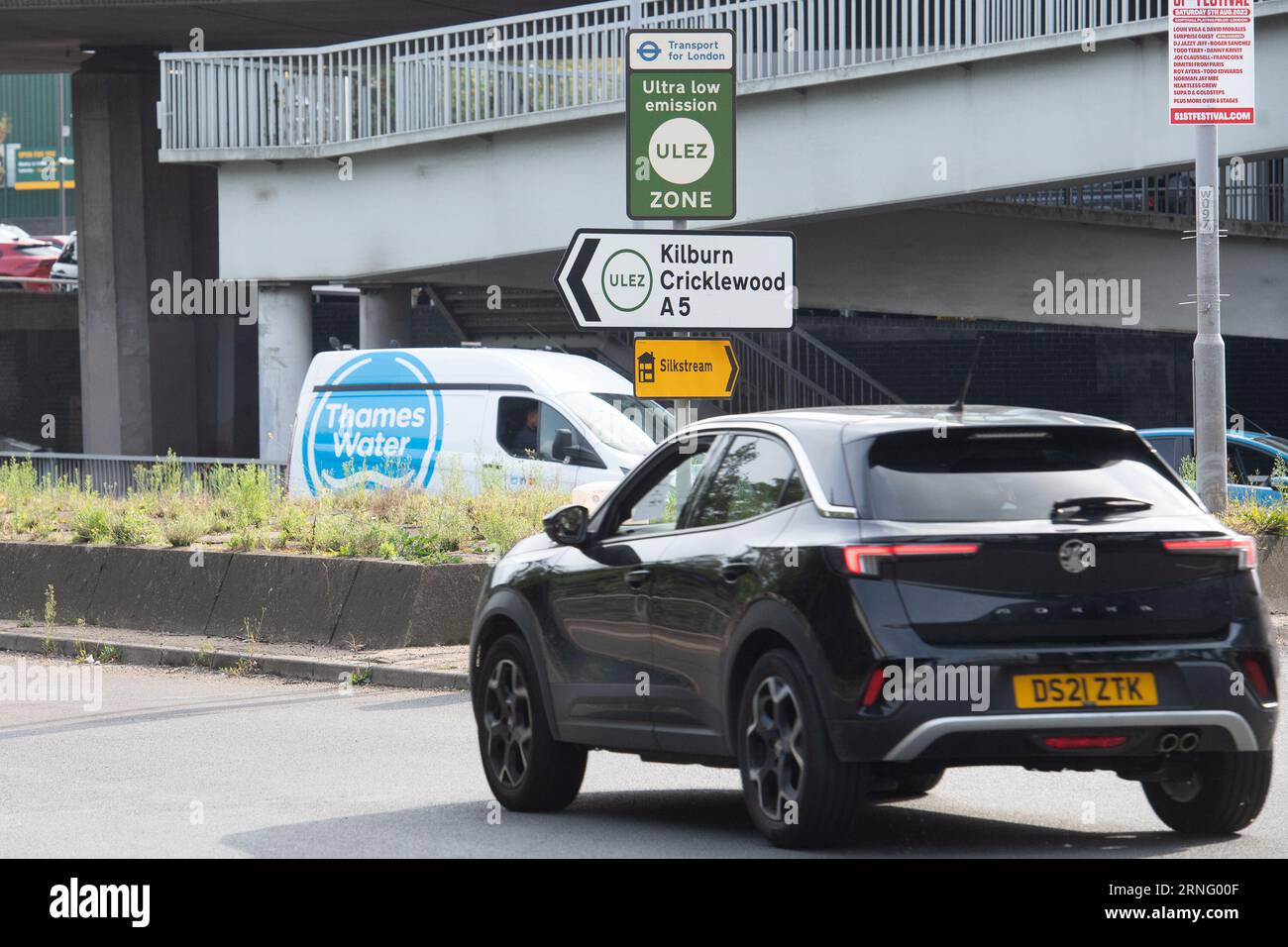 London, UK. 1 Sep 2023. A general view of ULEZ (Ultra Low Emission Zone ...