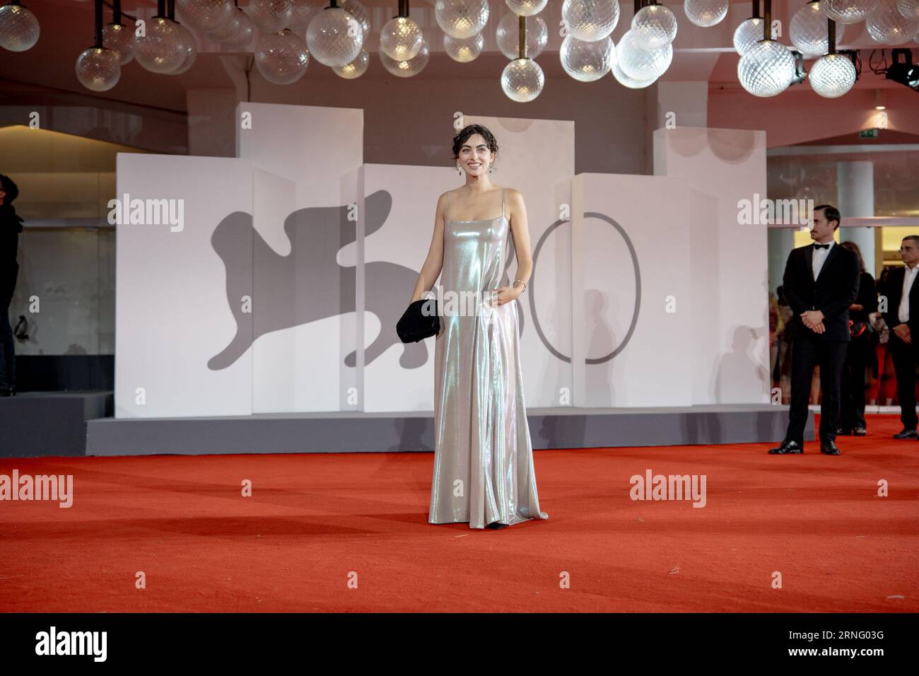 Venice, Italy. 31st Aug, 2023. VENICE, ITALY - AUGUST 31: Grace Palma ...