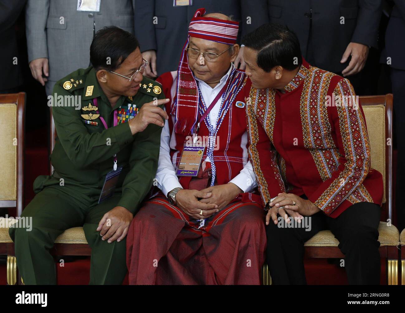 (160831) -- NAY PYI TAW, Aug. 31, 2016 -- Commander-in-Chief of Myanmar ...