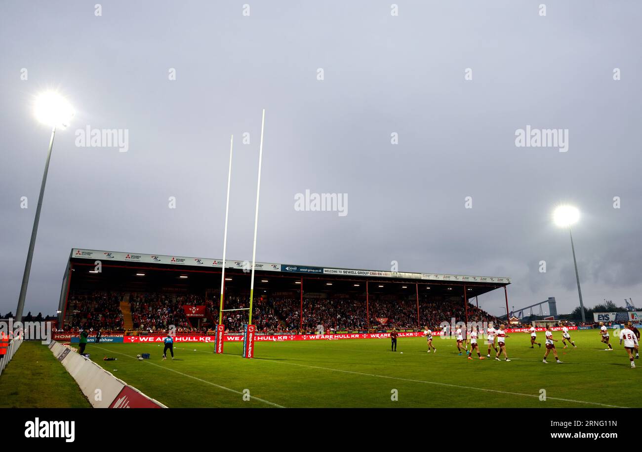 Kingston park stadium general view hi-res stock photography and images ...