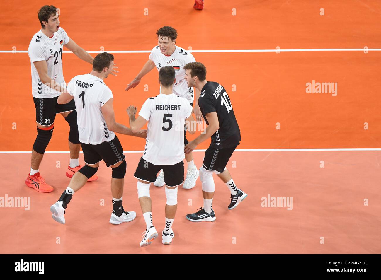 Germany National Volleyball team celebration. Volleyball World ...