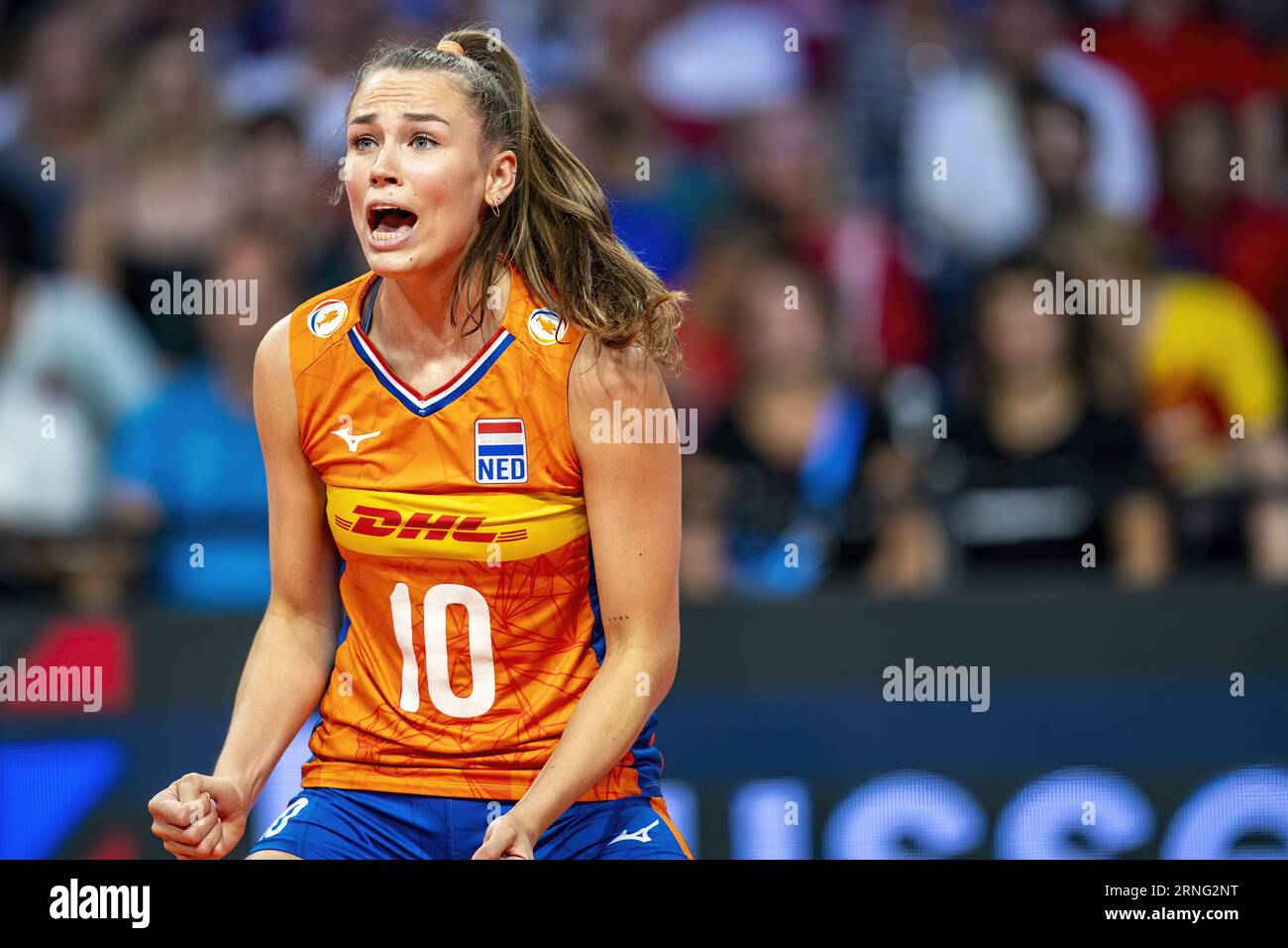 BRUSSELS - Sarah van Aalen in action during the semifinals of the ...