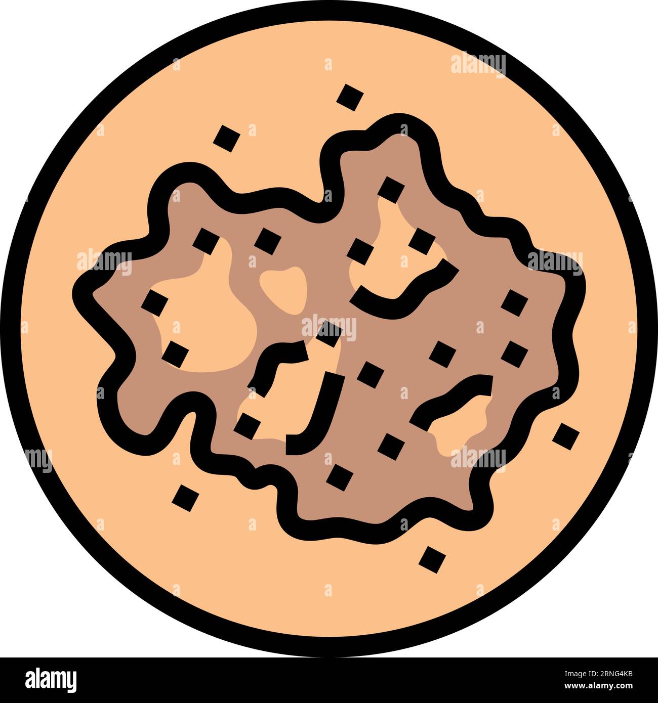 skin discoloration disease symptom color icon vector illustration Stock ...