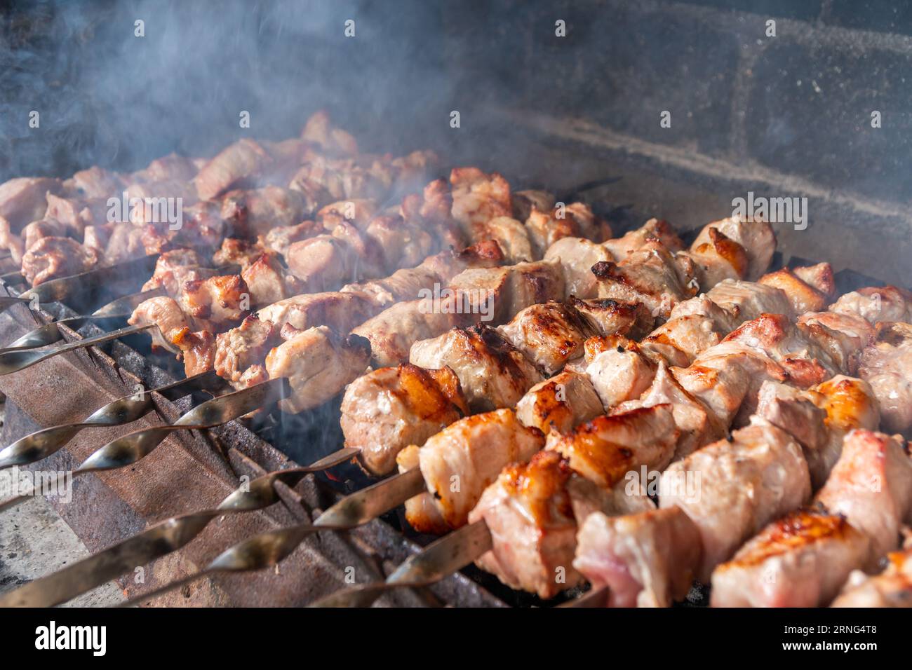 Traditional georgian mtsvadi grill hi-res stock photography and images ...