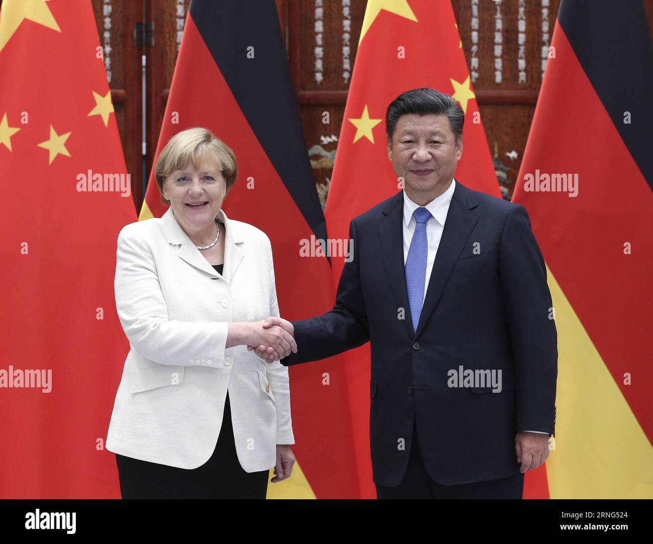 Bilder des Tages G20 Gipfel in Hangzhou (160905) -- HANGZHOU, Sept. 5 ...