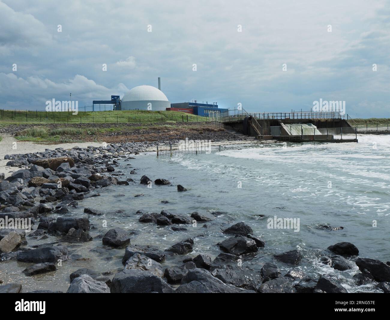 Rocks on the zeeland coast of the netherlands hi-res stock photography ...