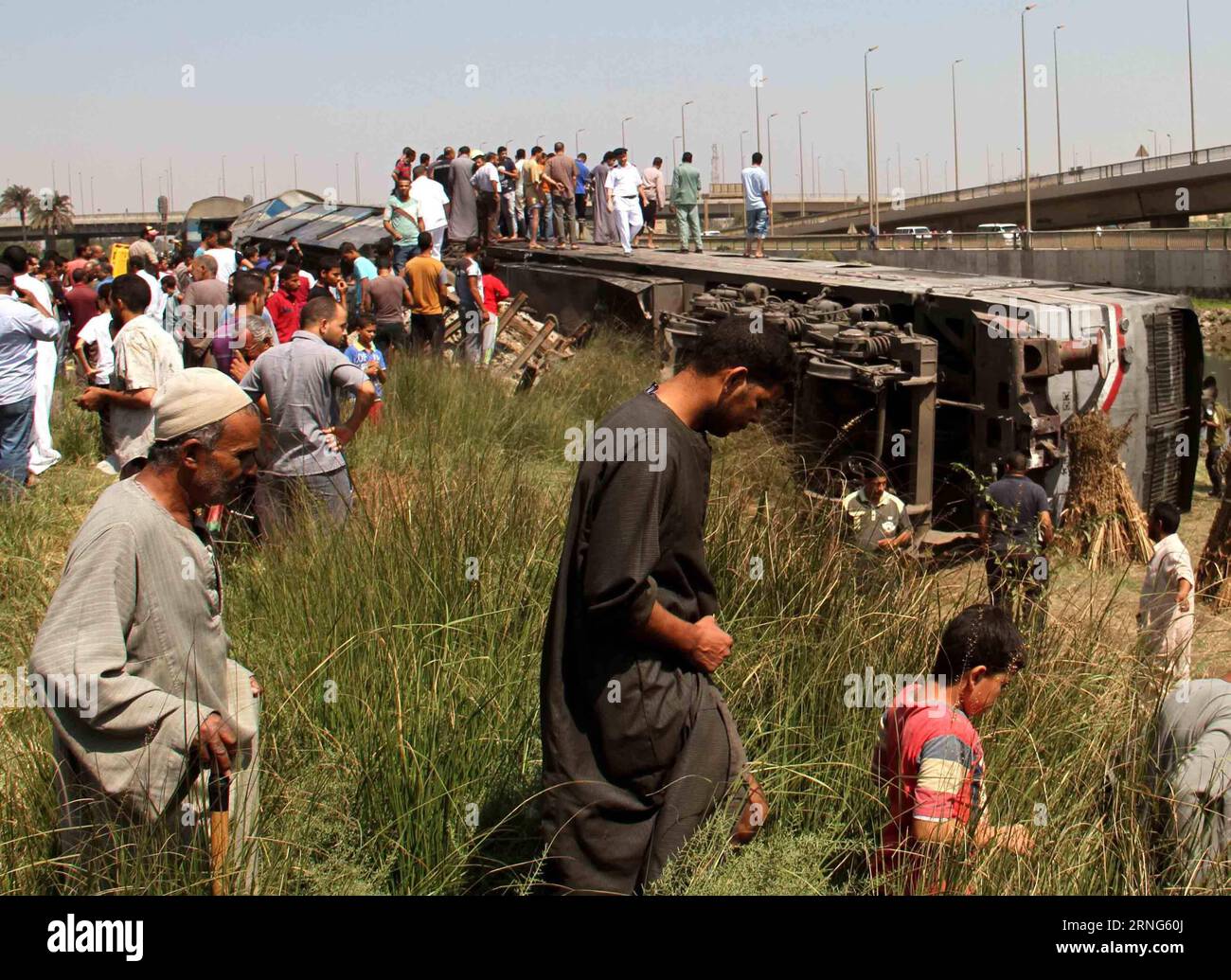 Egypt giza train derailment hi-res stock photography and images - Alamy