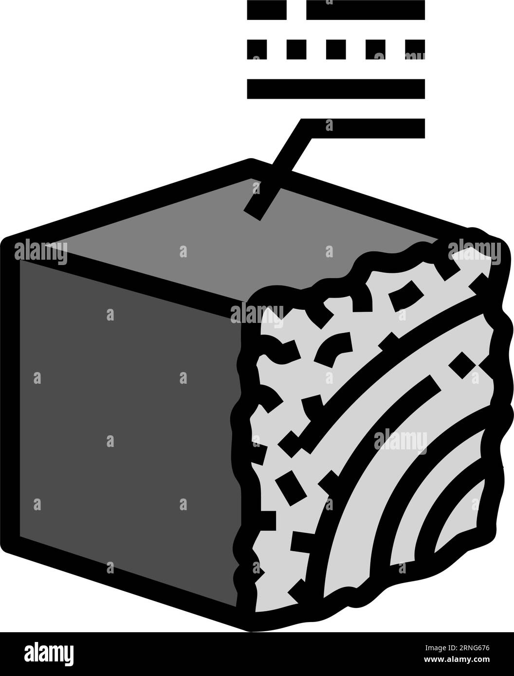 fatigue material failure materials engineering color icon vector ... fatigue material failure materials engineering color icon vector ...