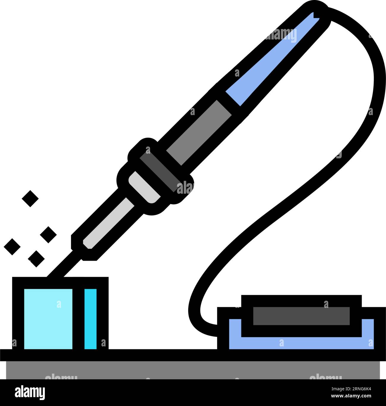 soldering materials engineering color icon vector illustration Stock ...