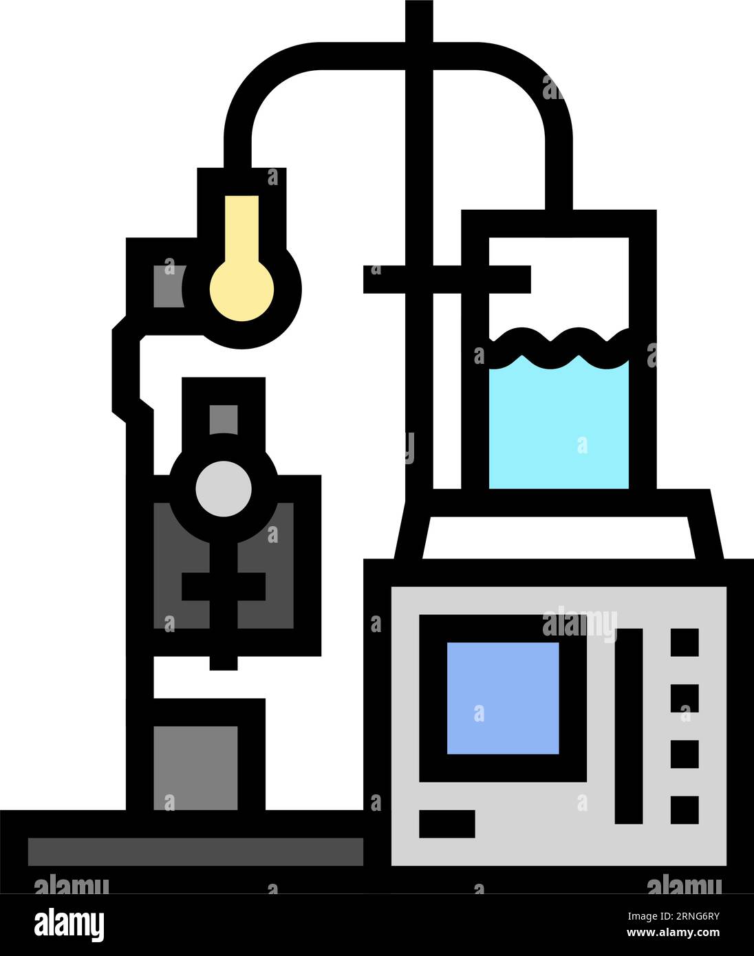 corrosion testing materials engineering color icon vector illustration ... corrosion testing materials engineering color icon vector illustration ...