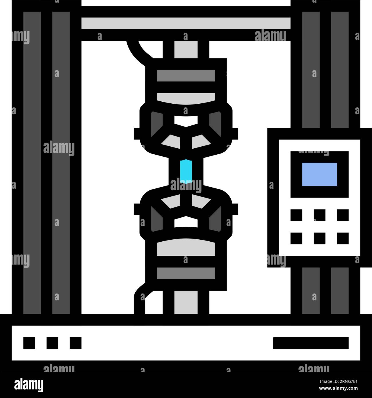 Tensile testing Stock Vector Images - Alamy