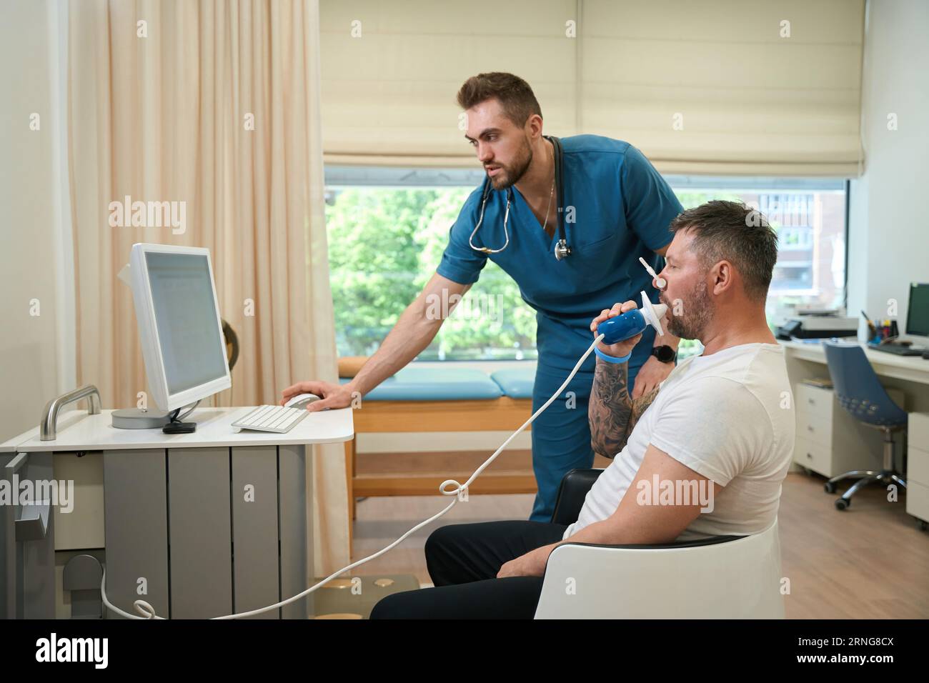 Spirometry nose hi-res stock photography and images - Alamy