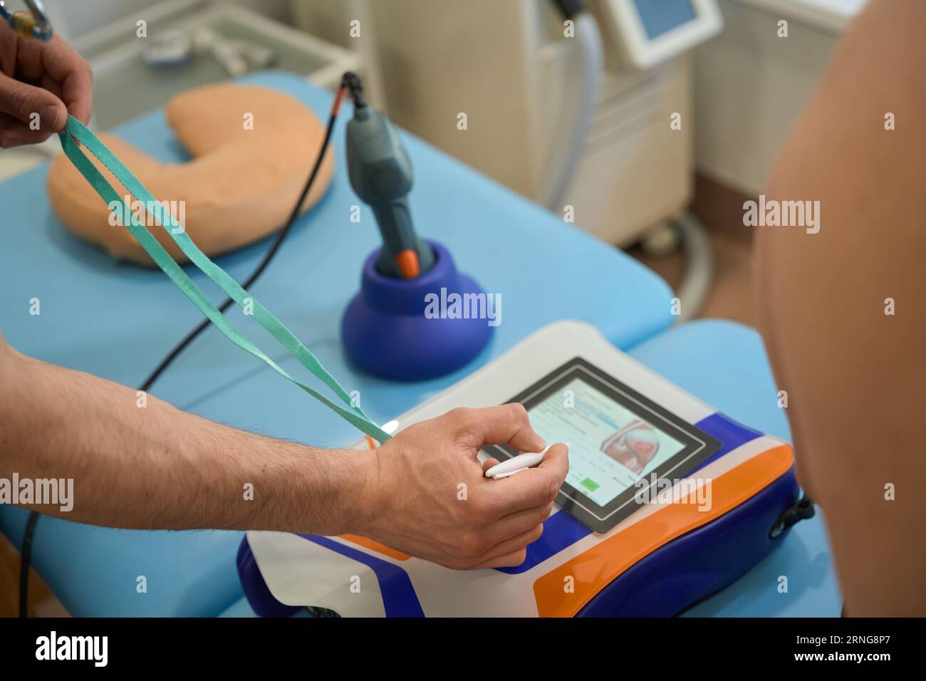 Electromyostimulation session hi-res stock photography and images - Alamy