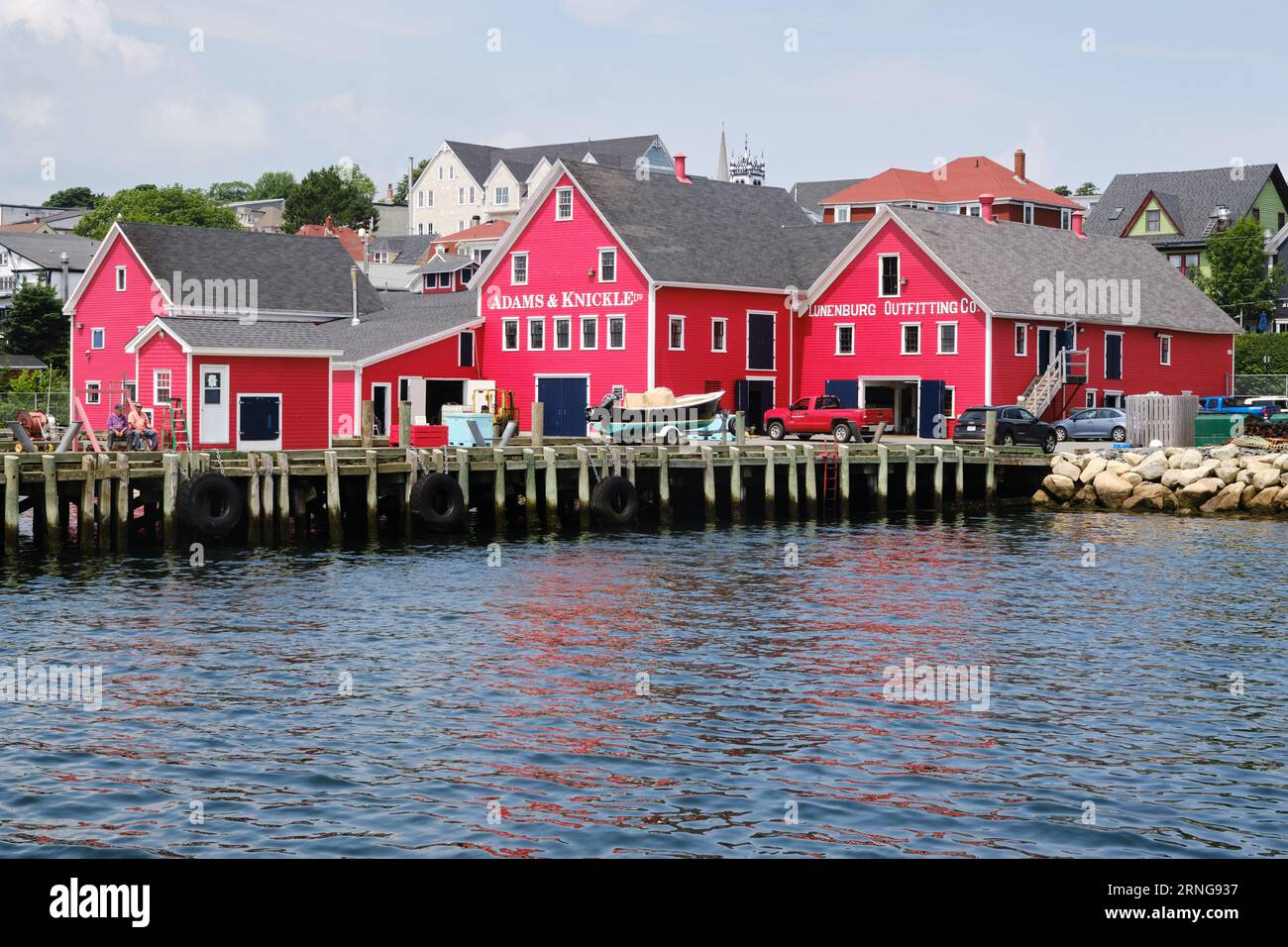 The Adams & Knickle Lunenburg Outfitting Co building on the town's ...