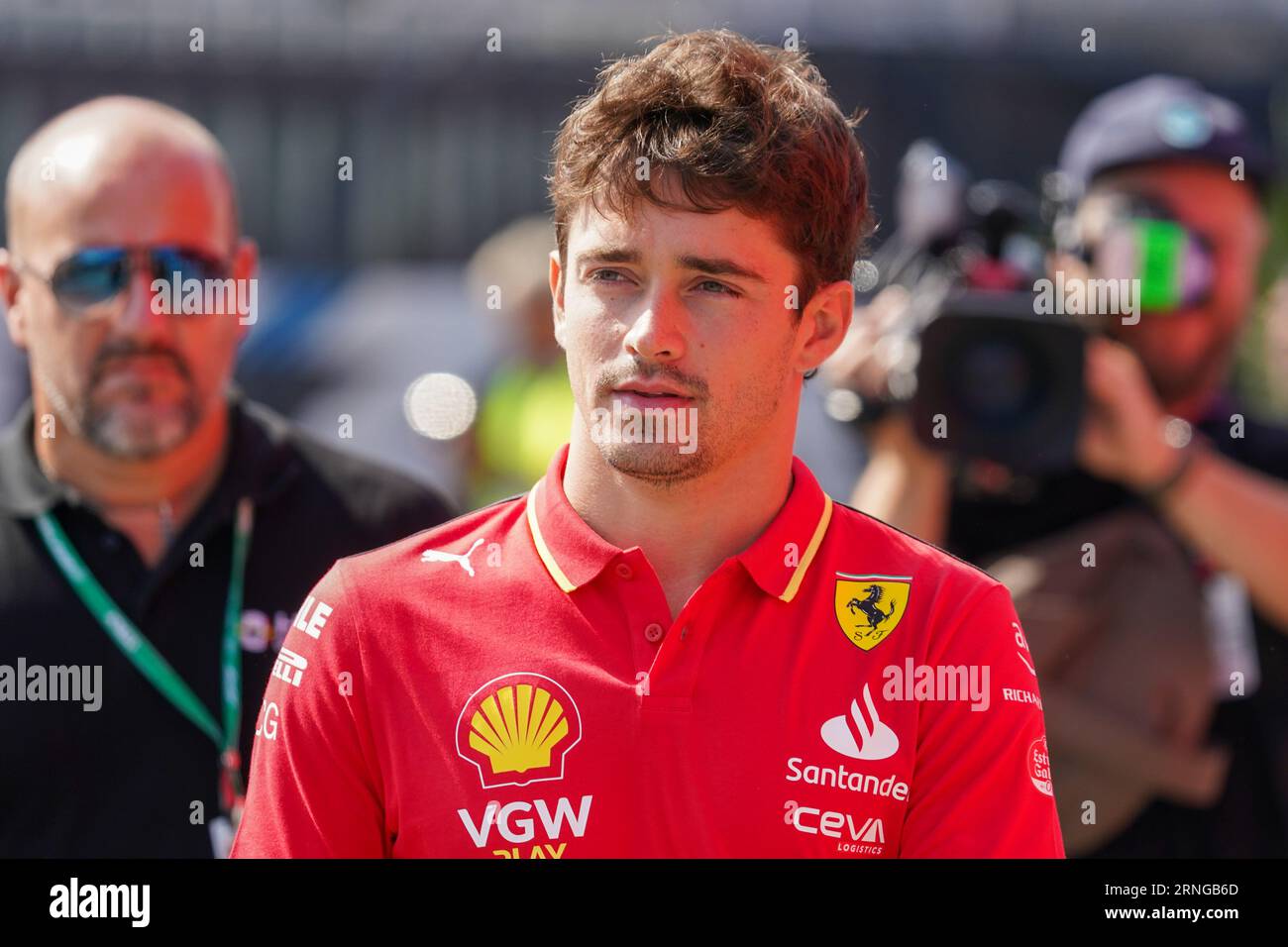 Charles Leclerc of Monaco driving the (16) Scuderia Ferrari SF-23 ...