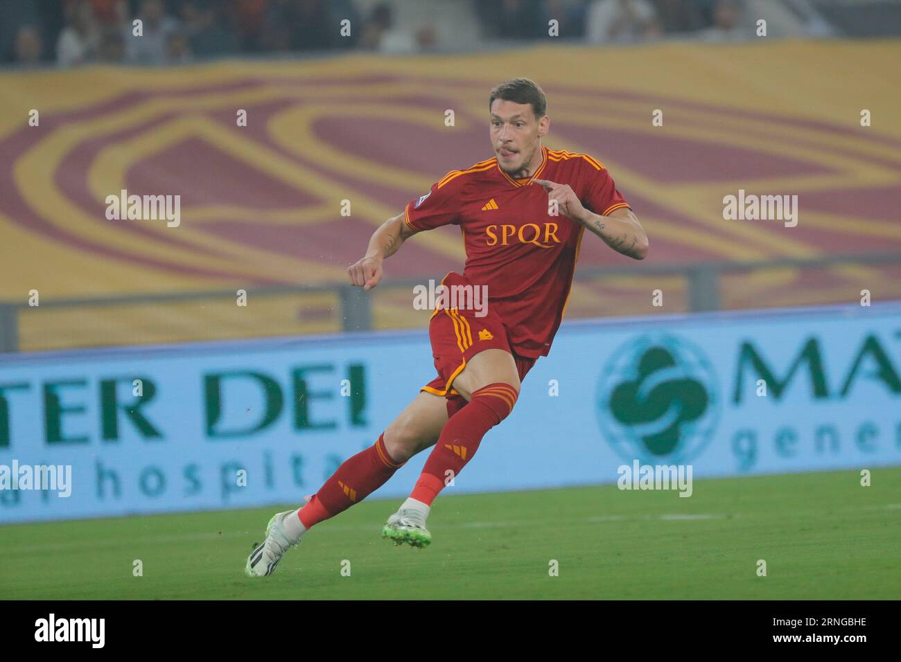Rome, Naples, Italy. 1st Sep, 2023. Andrea Belotti of Roma during Serie ...