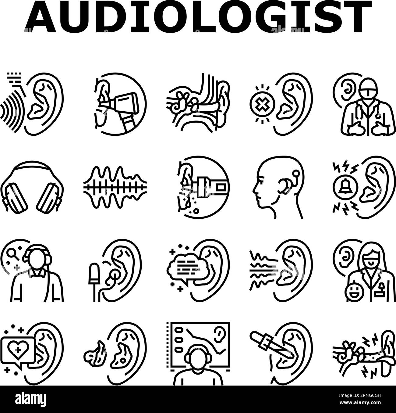 Doctor otolaryngologist Black and White Stock Photos & Images - Alamy