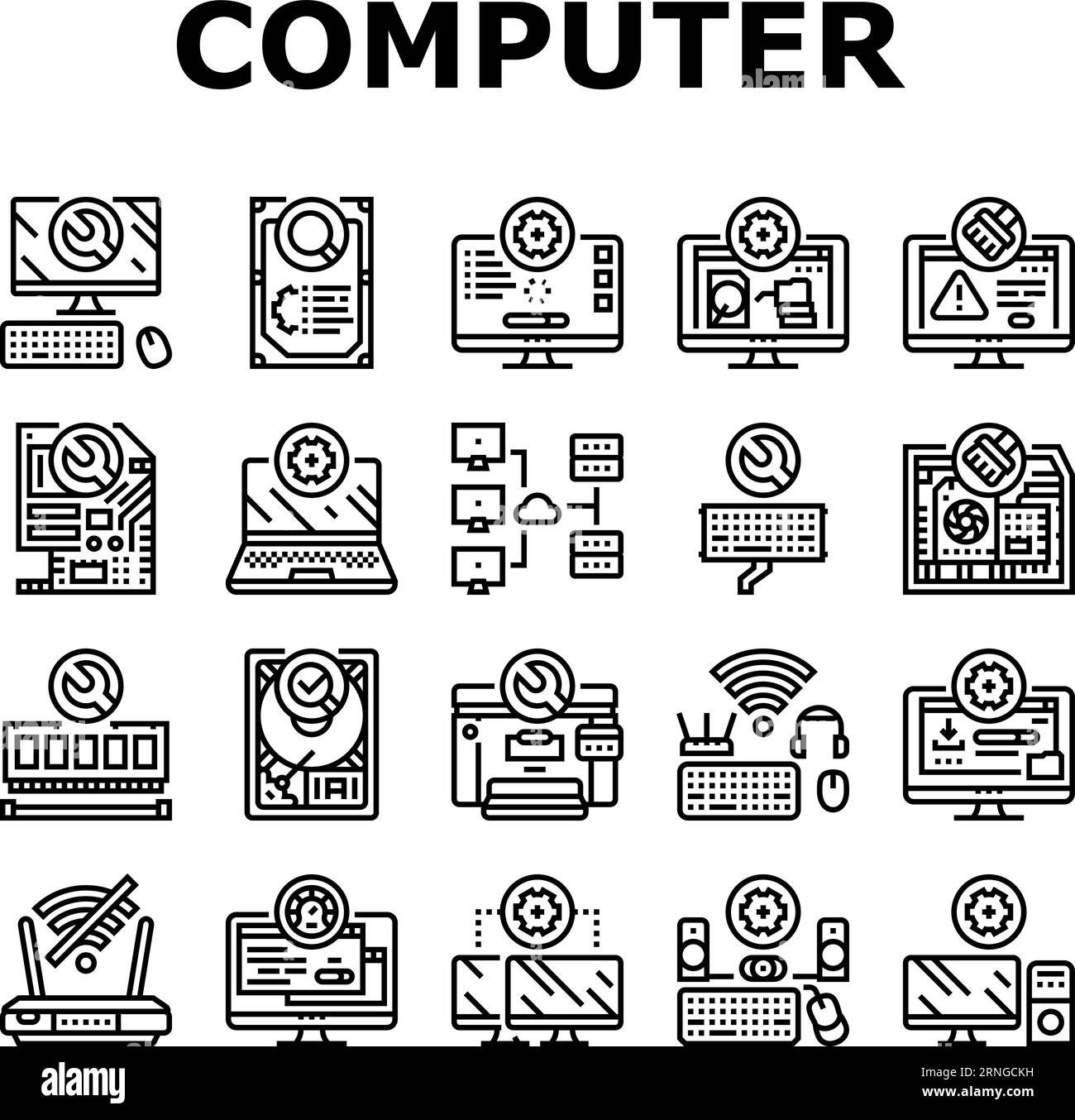 Man with computer circuit board Black and White Stock Photos & Images - Alamy