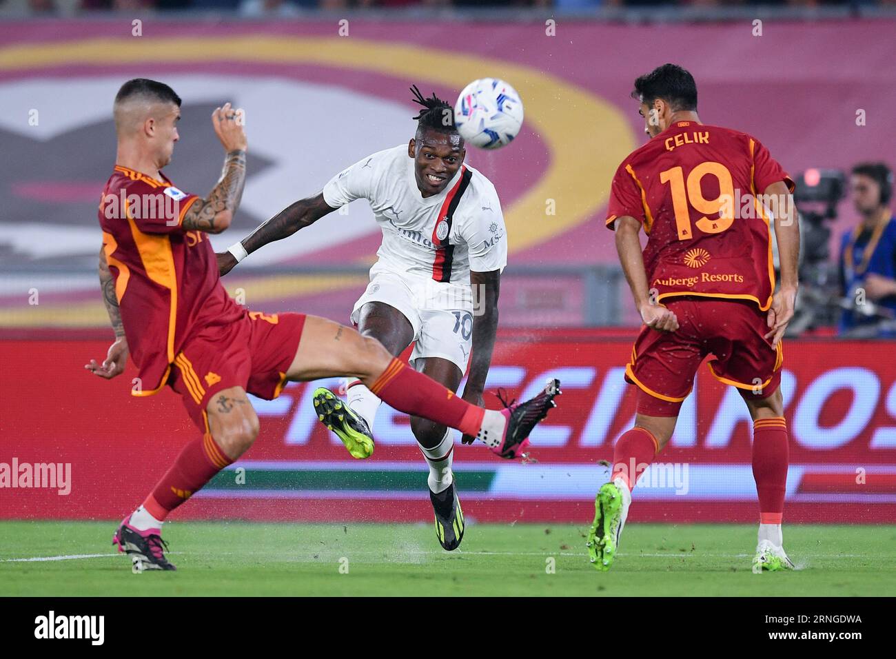 Rome, Italy. 01st Sep, 2023. Rafael Leao of AC Milan during the Serie A ...