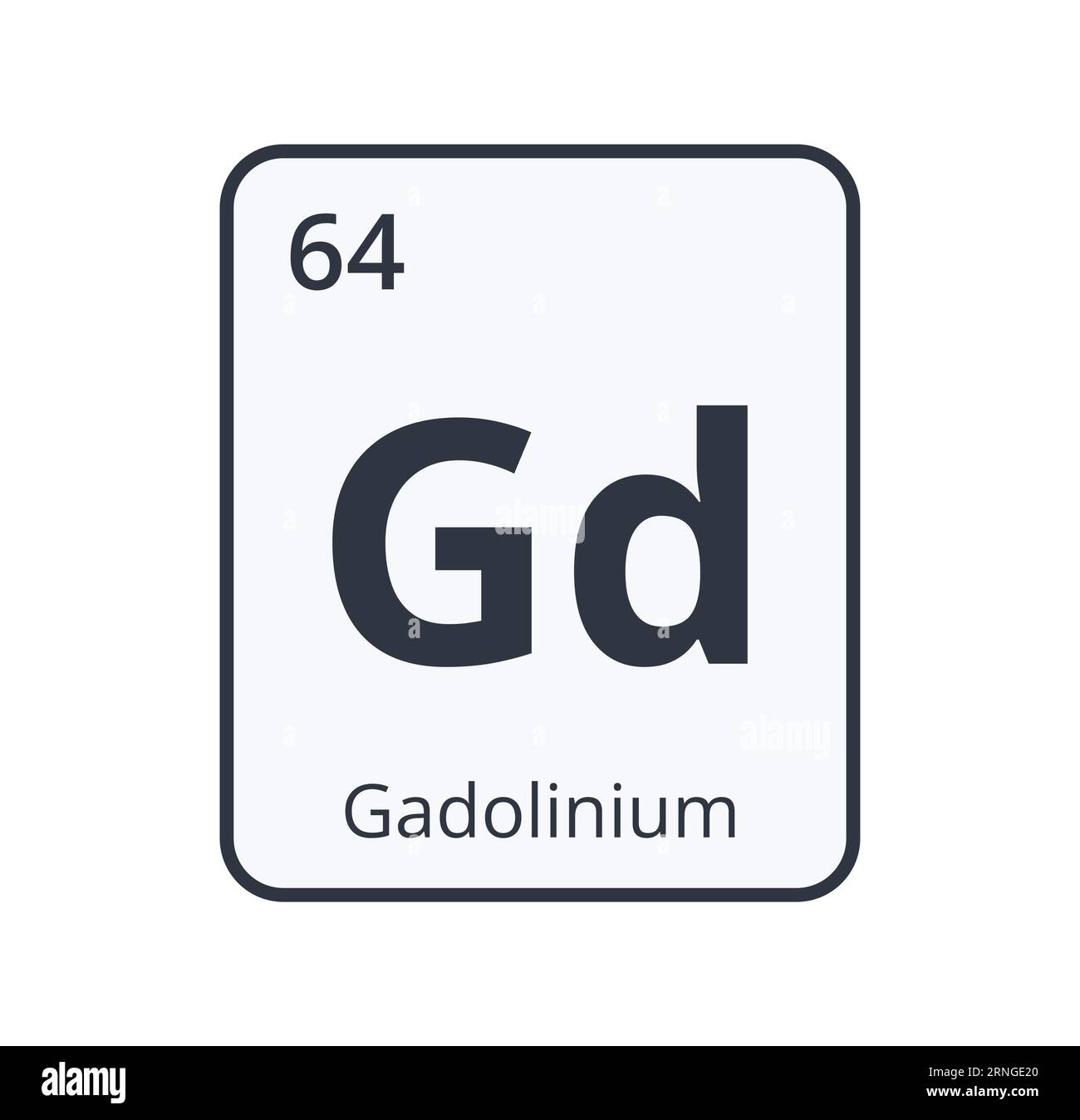 Gadolinium Chemical Symbol Stock Vector Image & Art - Alamy