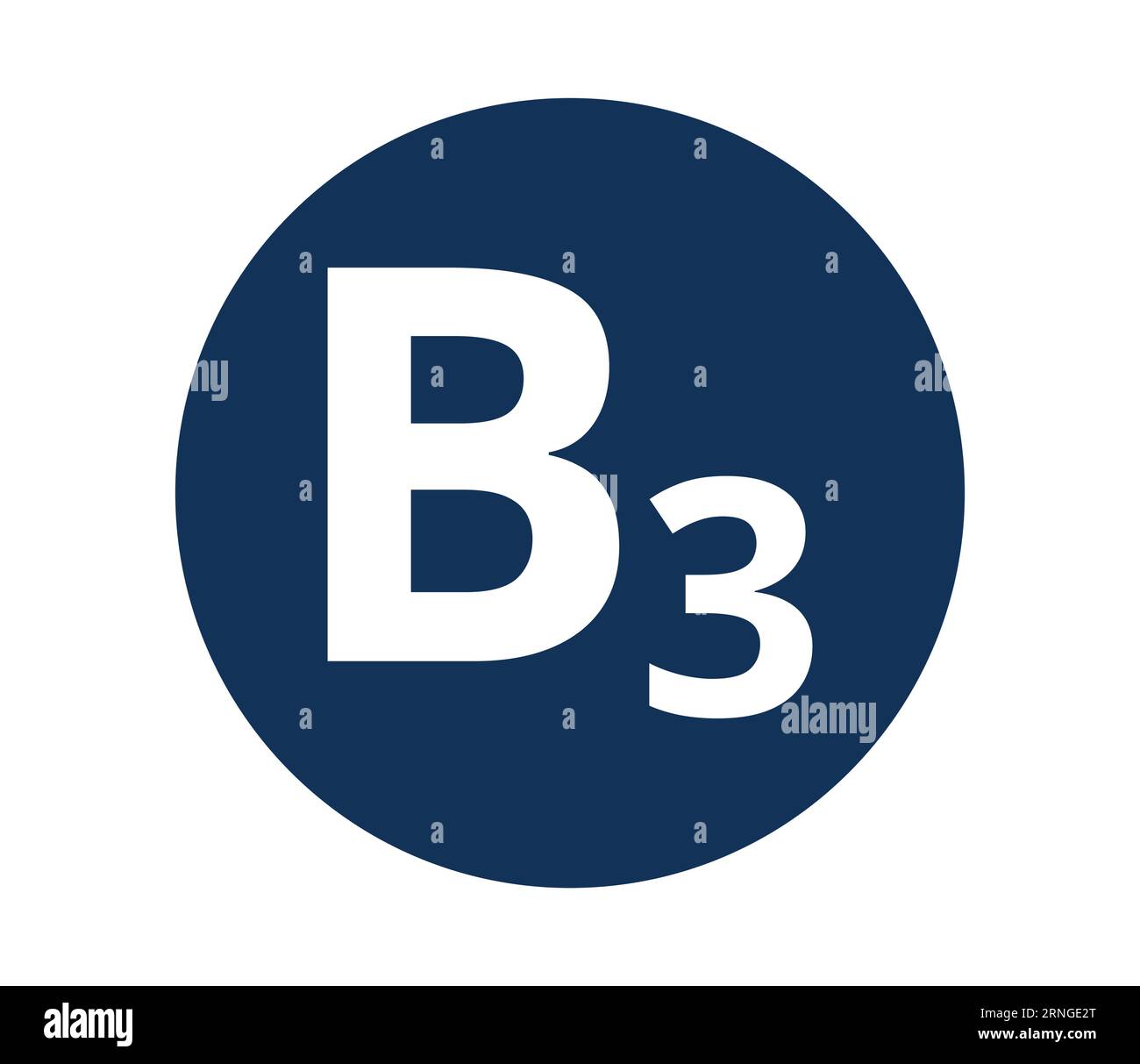 Vitamin B3 Symbol Stock Vector Image & Art - Alamy