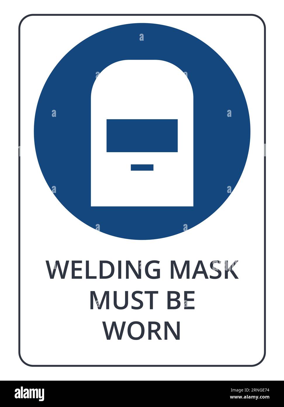 Welding Mask Protection Symbol Stock Vector Image & Art - Alamy