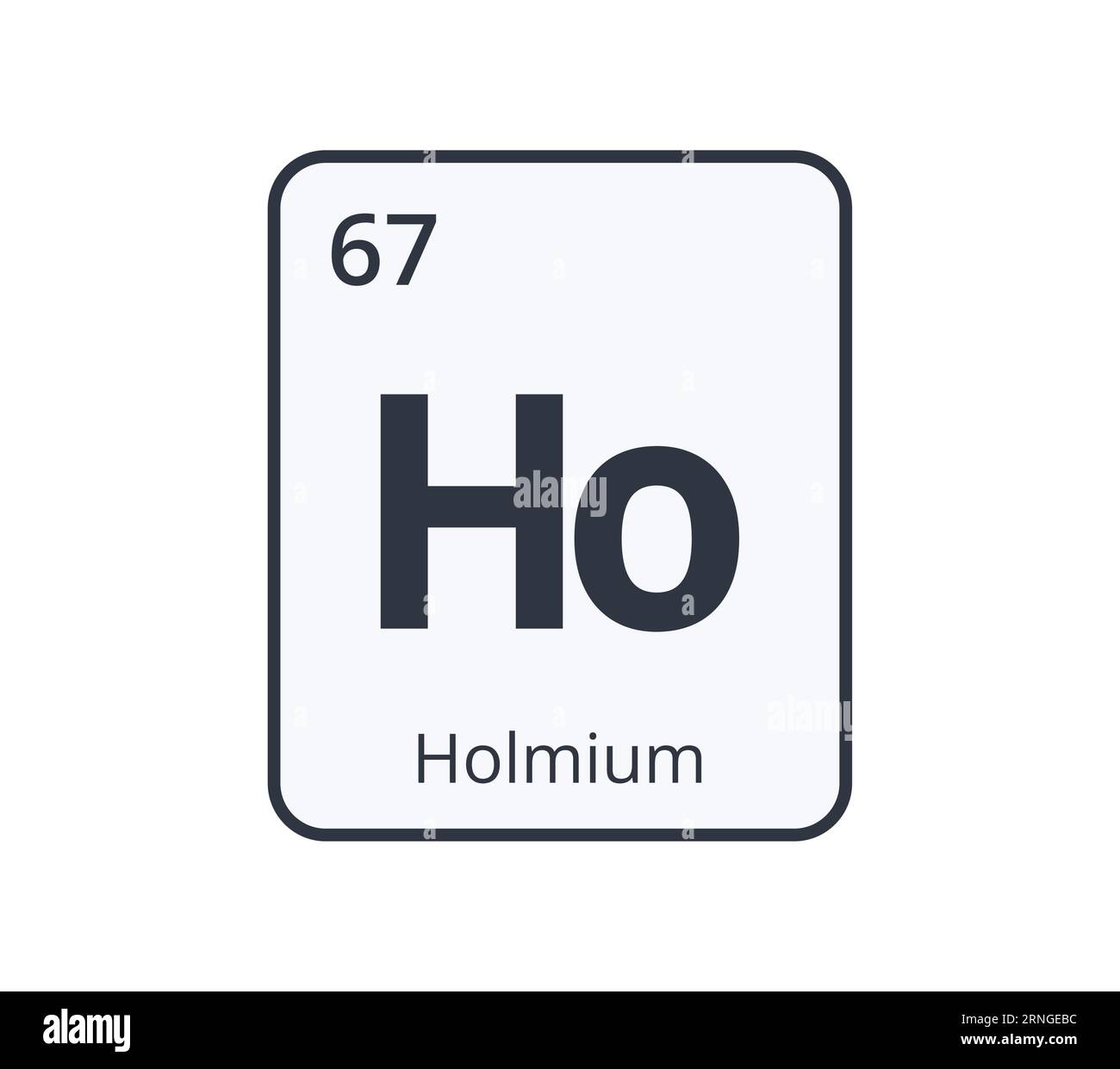 Holmium Chemical Symbol. Graphic for Science Designs Stock Vector Image ...