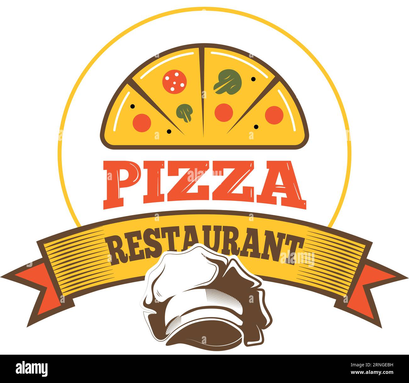 Catering emblem design hi-res stock photography and images - Alamy