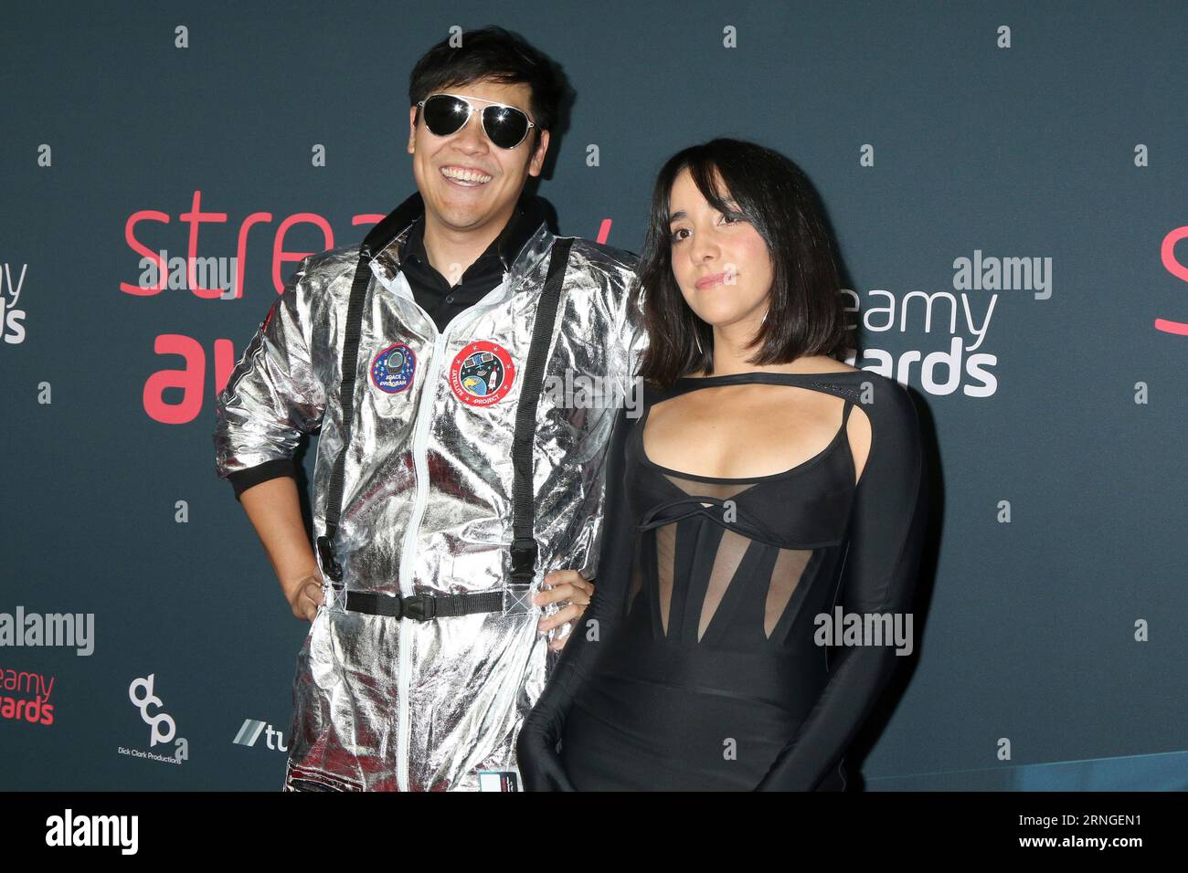 LOS ANGELES - AUG 27: Allen Pan, Estefannie at the 2023 Streamy Awards ...